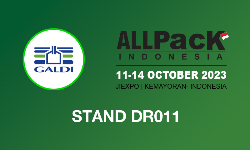 Galdi sarà presente a All Pack Indonesia 2023 | Galdi