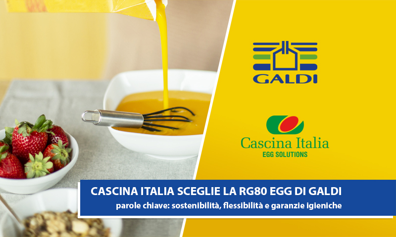 Confezionatrice Uova Liquide RG80 per Cascina Italia | Galdi