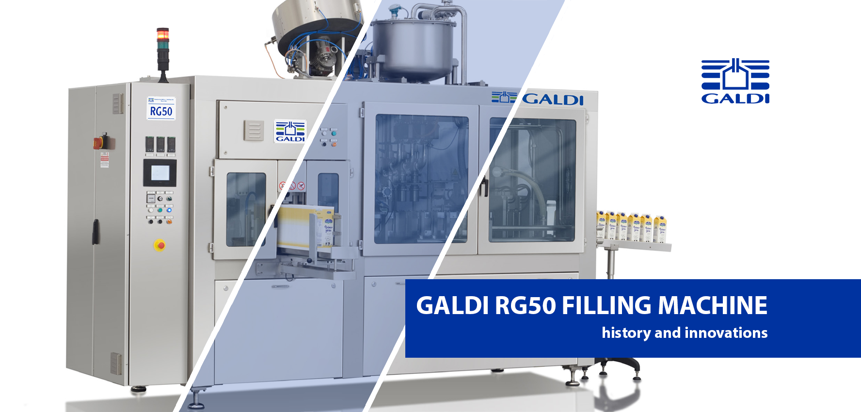 Geschichte Lebensmittelabfüllmaschine Galdi RG50 | Galdi