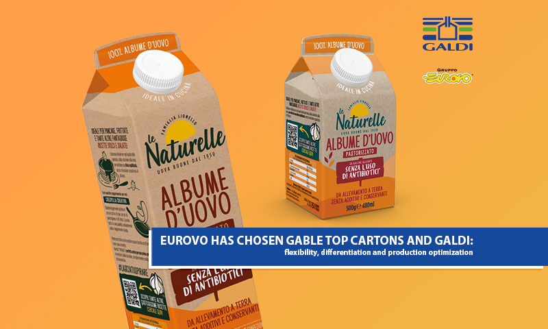 Eurovo chooses Gable Top packaging with Galdi | Galdi
