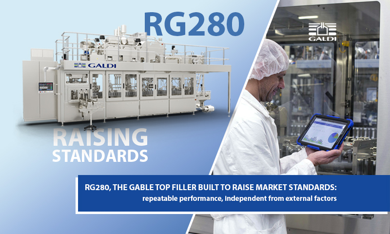 Gable Top Filling Machine with Constant Hygienic Standards | Galdi